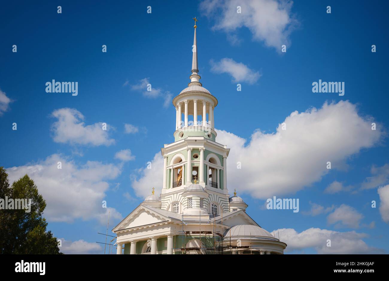 summer travel to Russia, Torzhok city. Novotorzhsky Borisoglebsky ...