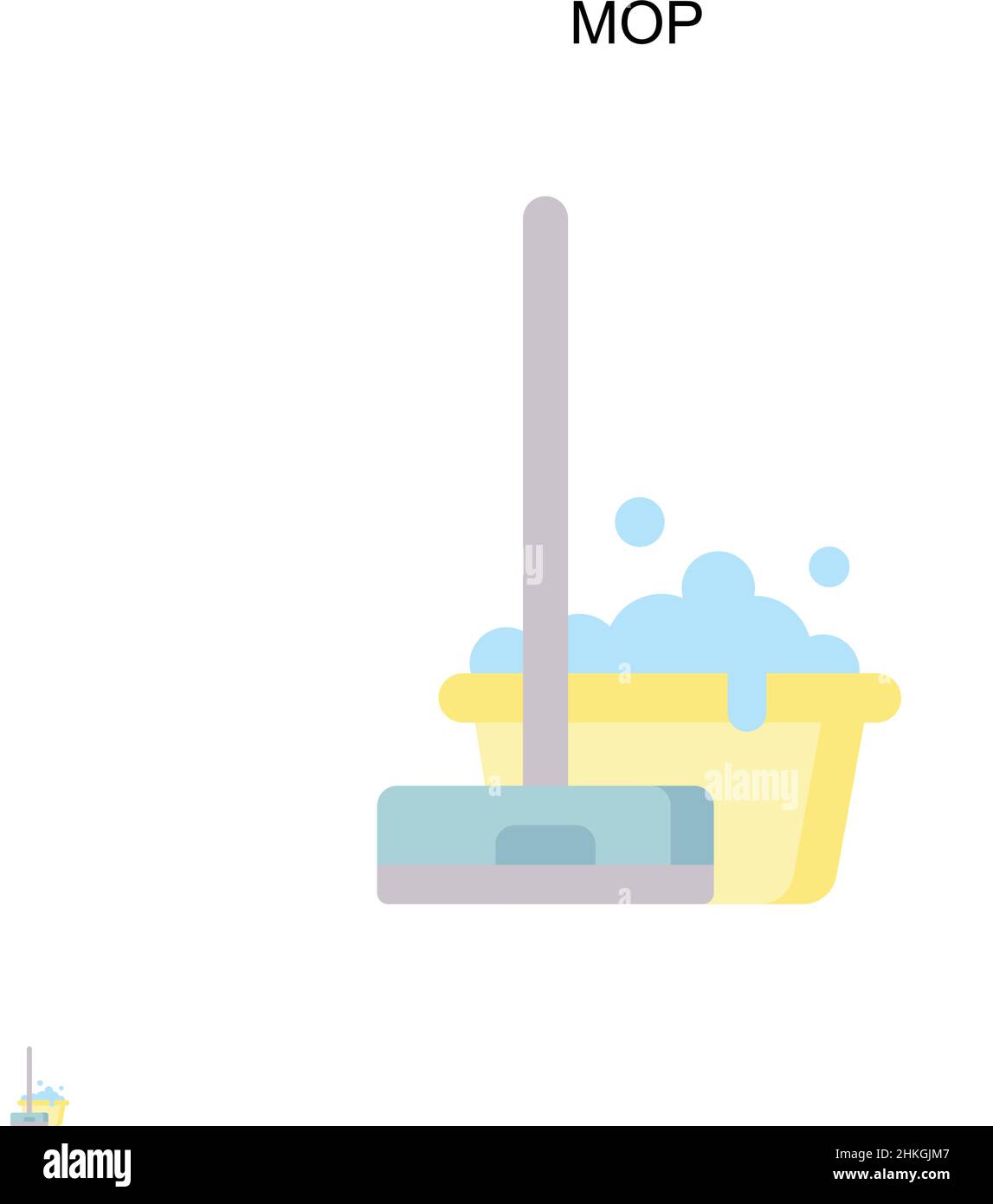 Mopping the floor Stock Vector Images - Alamy