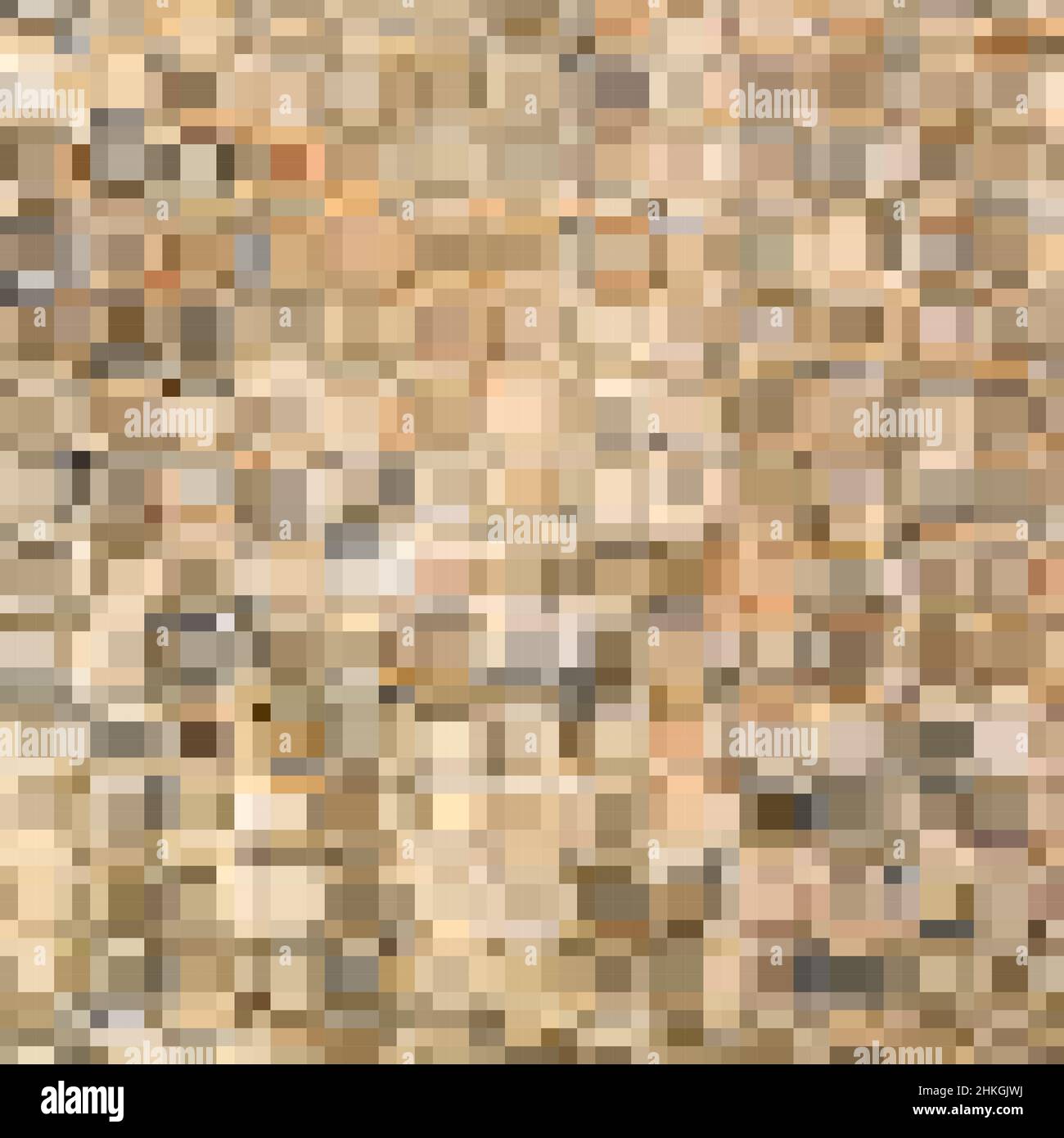 Pixel art background. Vector illustration. Abstract square pixel ...