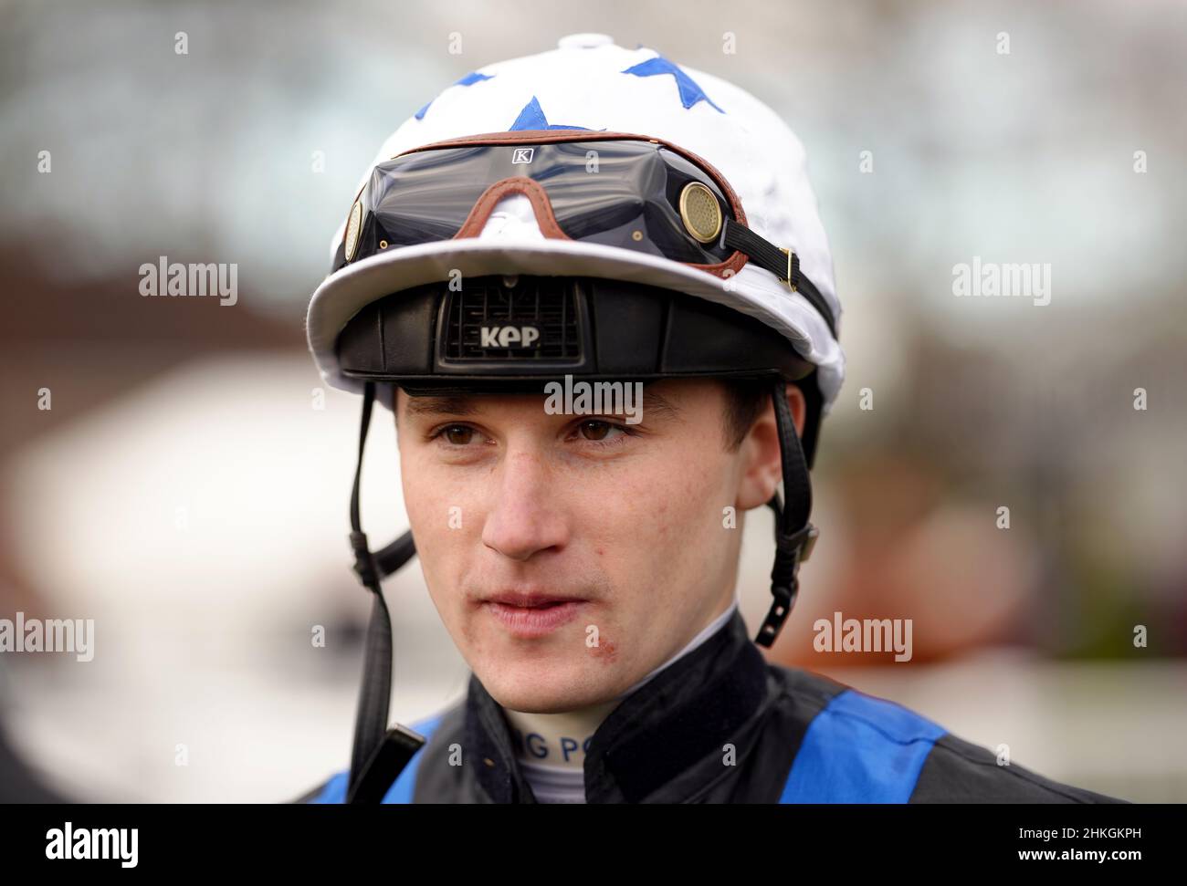 Jockey Joshua Bryan at Lingfield Park Racecourse, Surrey. Picture date ...