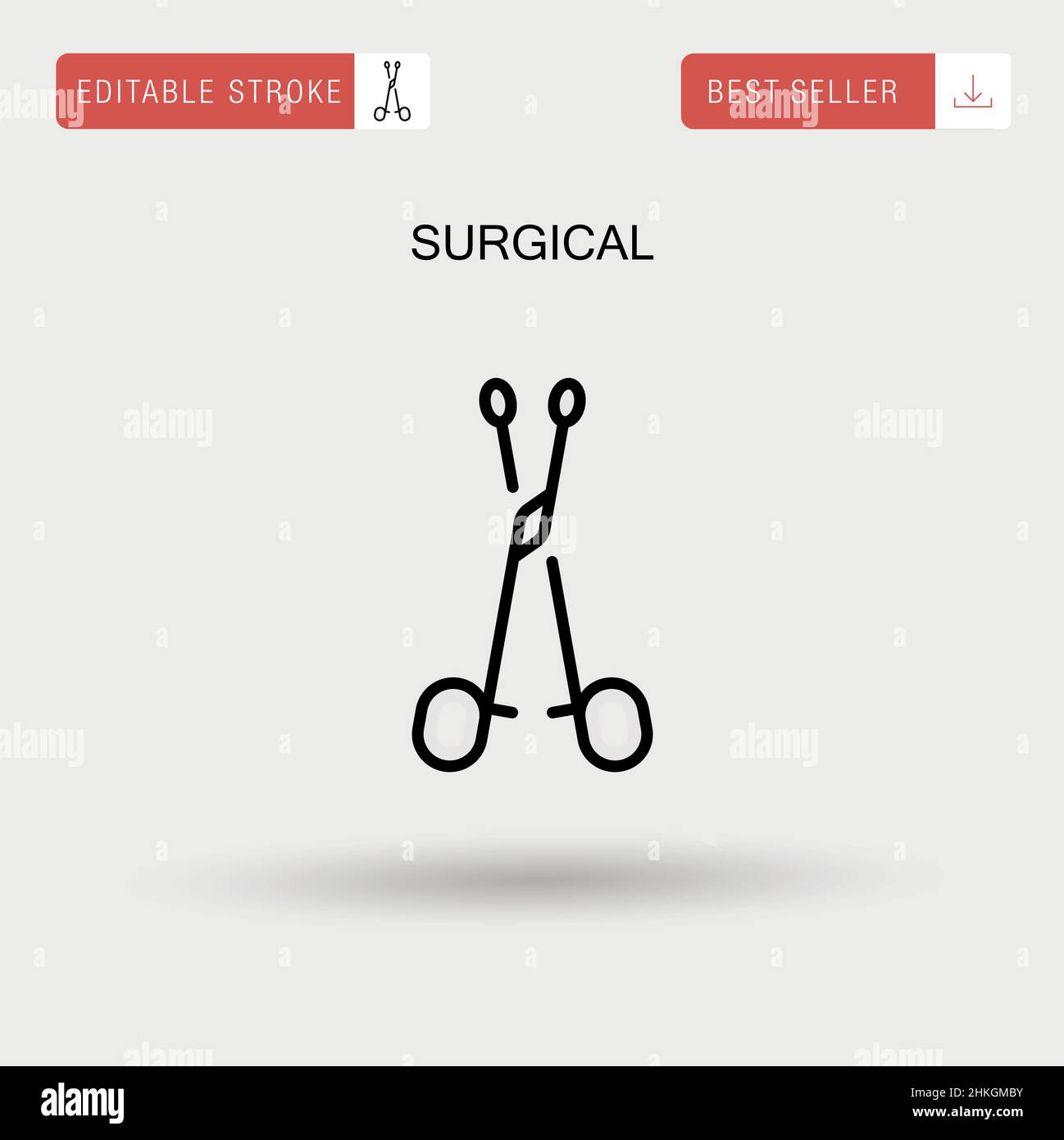 Surgical Simple vector icon Stock Vector Image & Art - Alamy