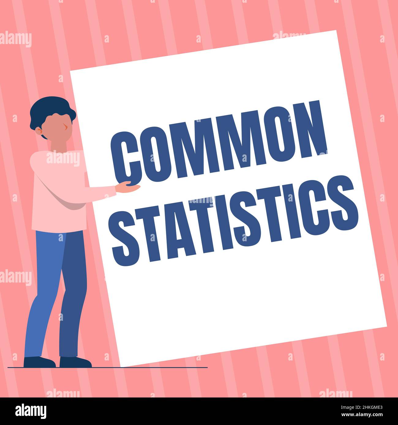 Conceptual Display Common Statistics Business Idea Used To Calculate
