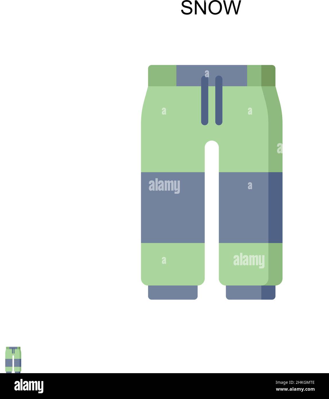 Snow Simple vector icon. Illustration symbol design template for web ...