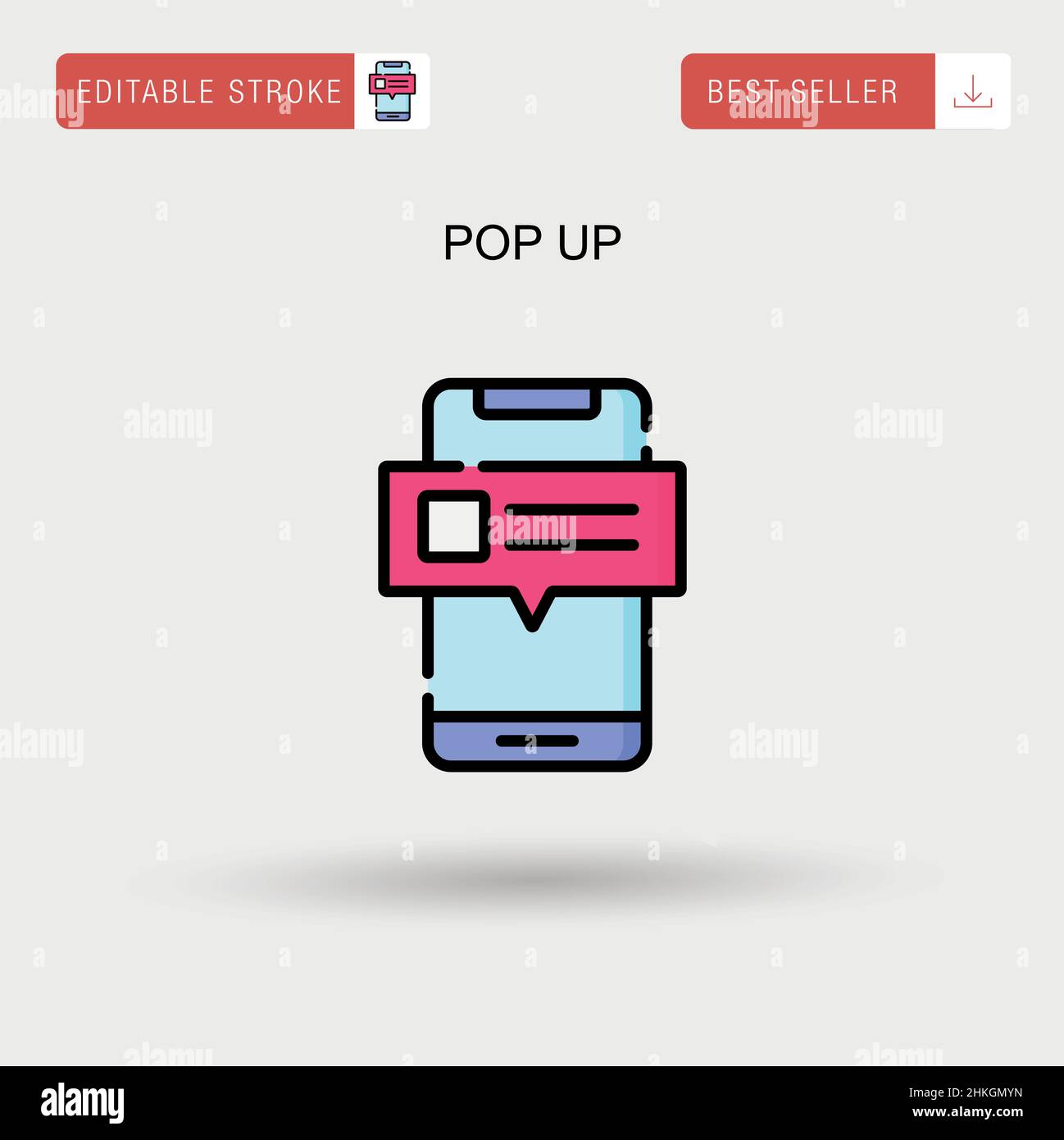 Popup screen Stock Vector Images - Alamy