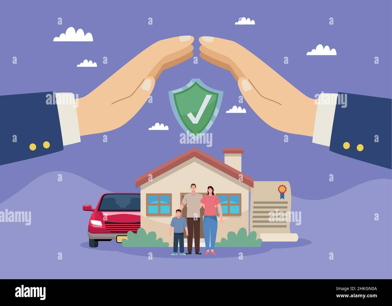 home insurance with properties Stock Vector Image & Art - Alamy