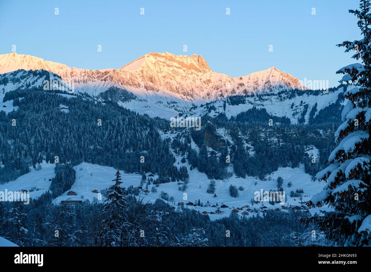 Sunlight falling on mountain hi-res stock photography and images - Alamy