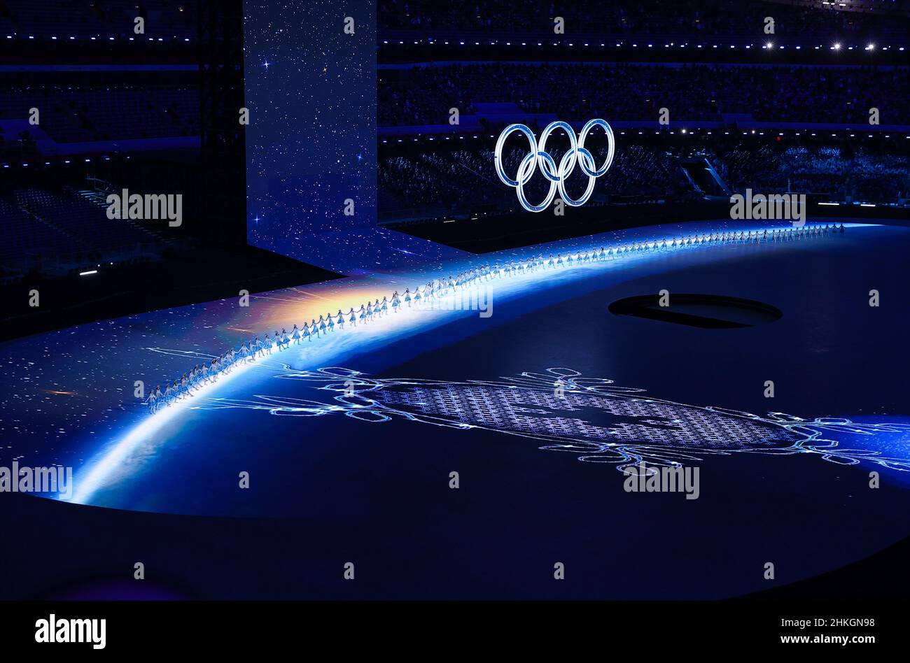 Beijing, China. 4th Feb, 2022. Photo taken on Feb. 4, 2022 shows the ...