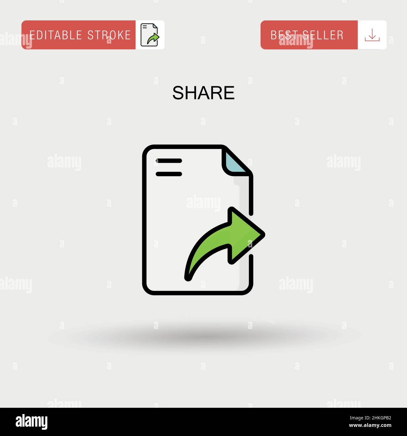Share Simple vector icon Stock Vector Image & Art - Alamy