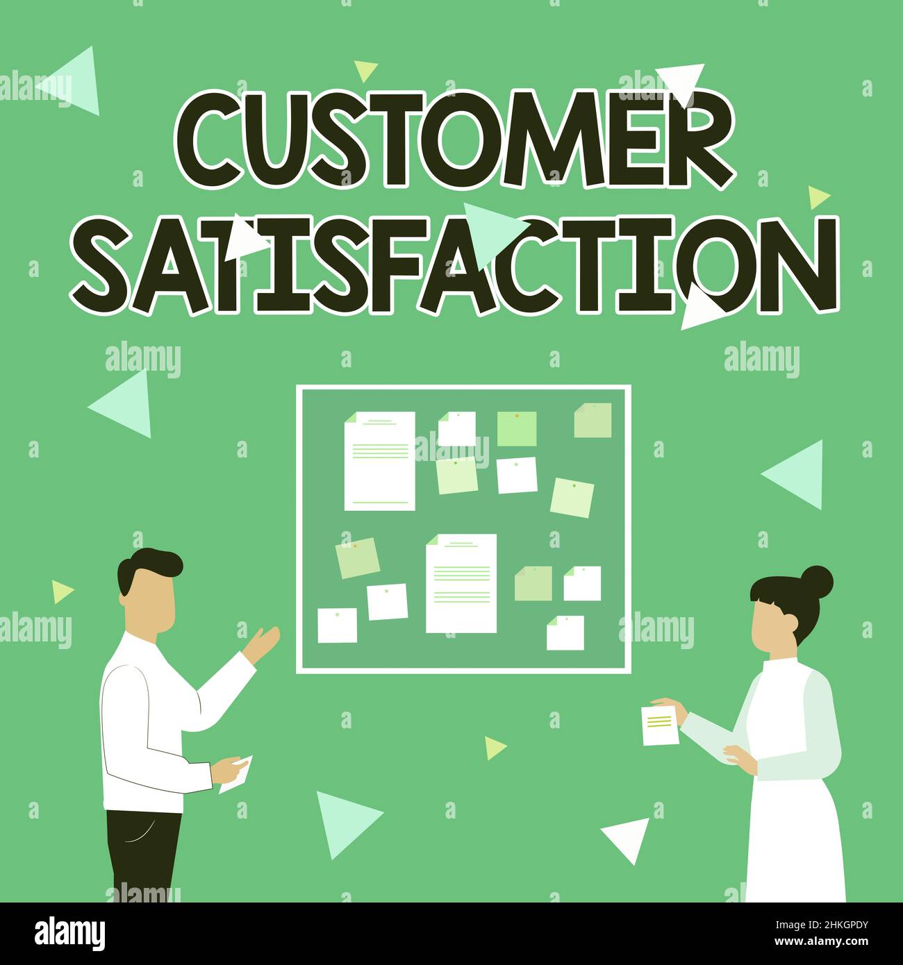 Conceptual Display Customer Satisfaction Word For Exceed Consumer