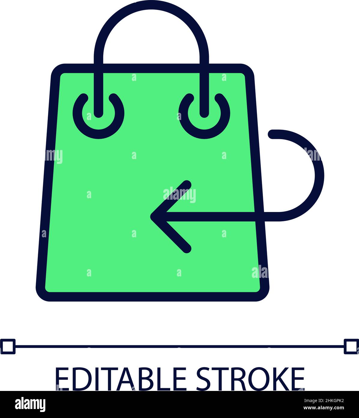 Concept return policy icon Stock Vector Images - Alamy