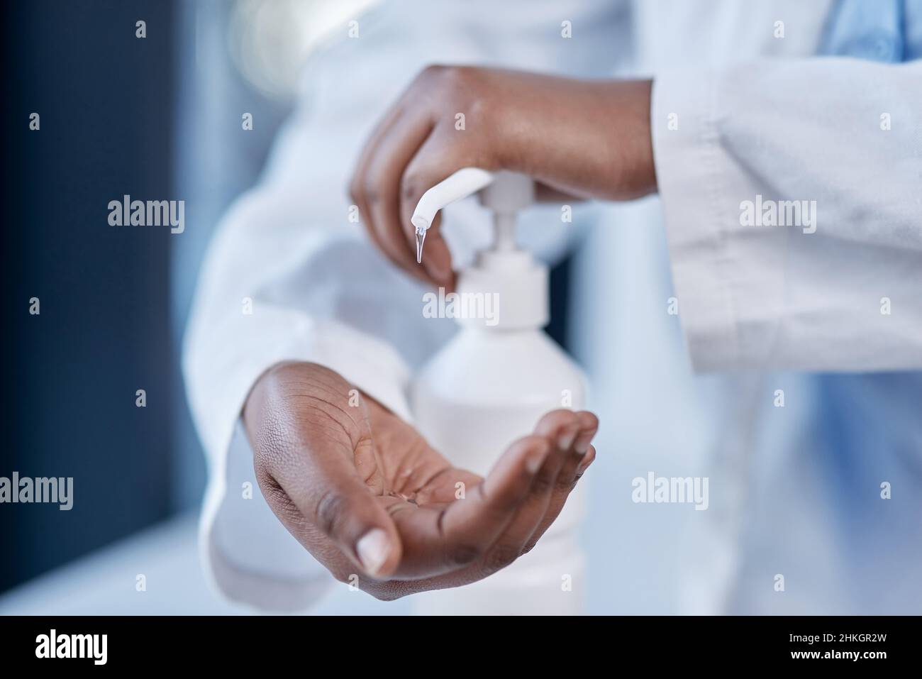Deterring the spread of germs and illness-causing bacteria Stock Photo ...