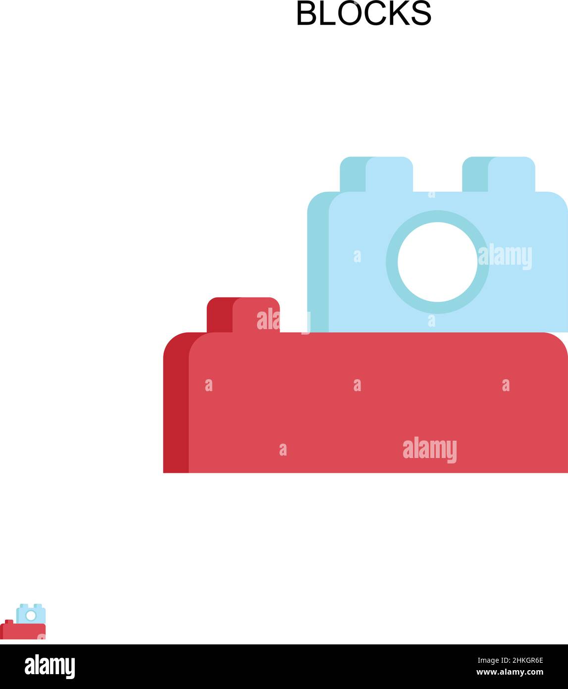 Abstract retro blocks design background Stock Vector Images - Alamy