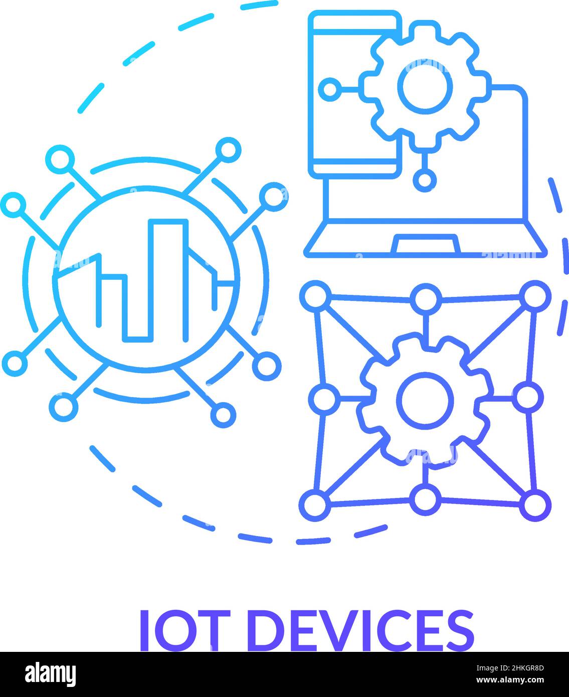 Iot circle logo hi-res stock photography and images - Alamy