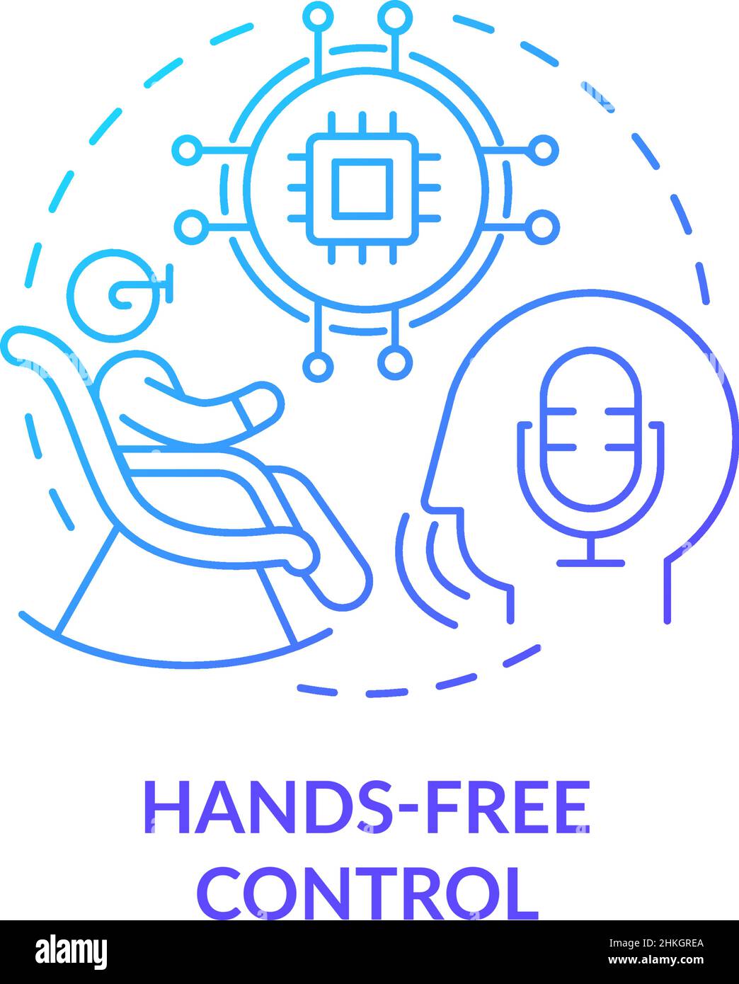 Hands free home Stock Vector Images - Alamy