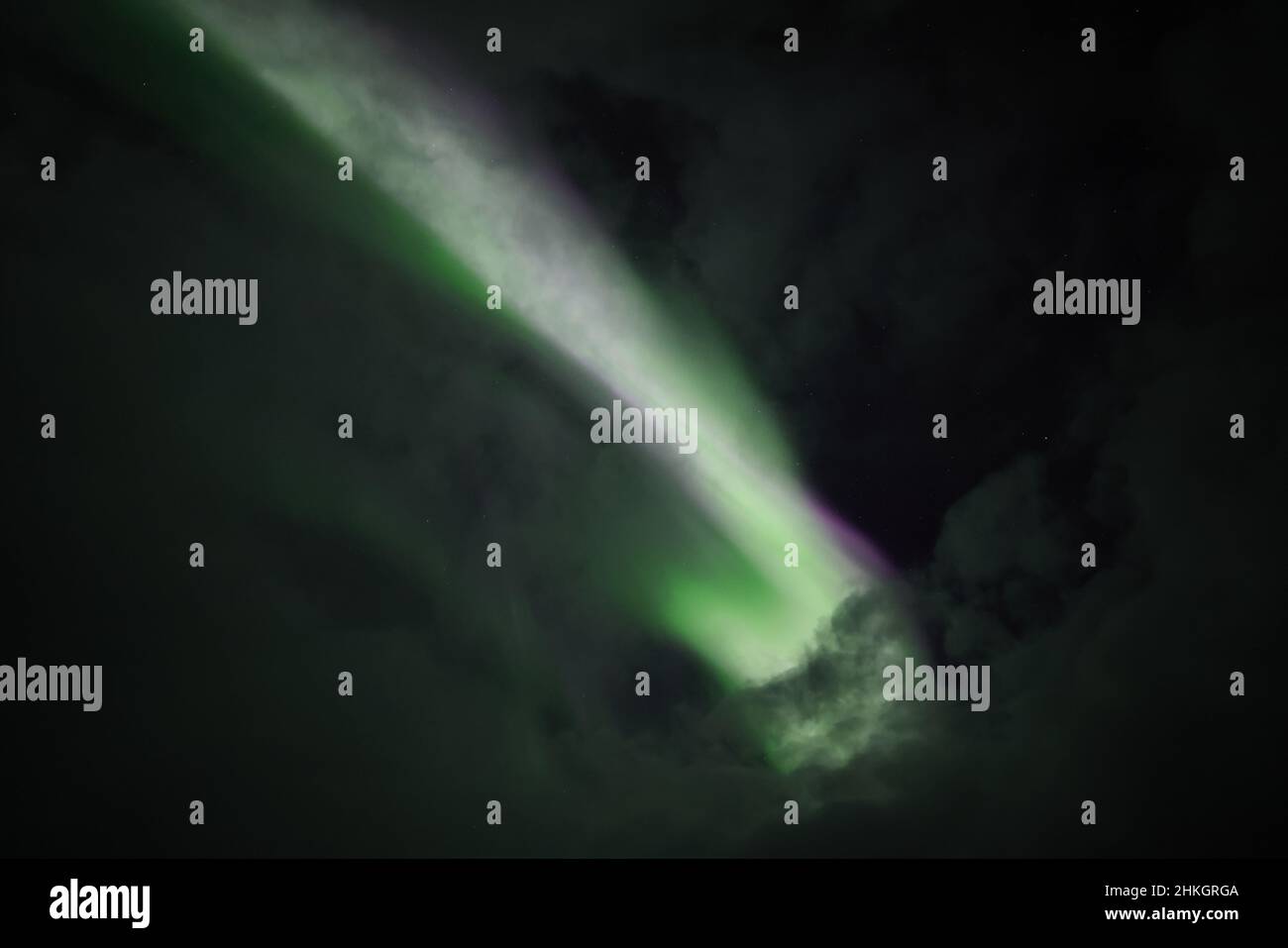 Northern lights Hoffell southern iceland, Iceland, Europe Stock Photo ...