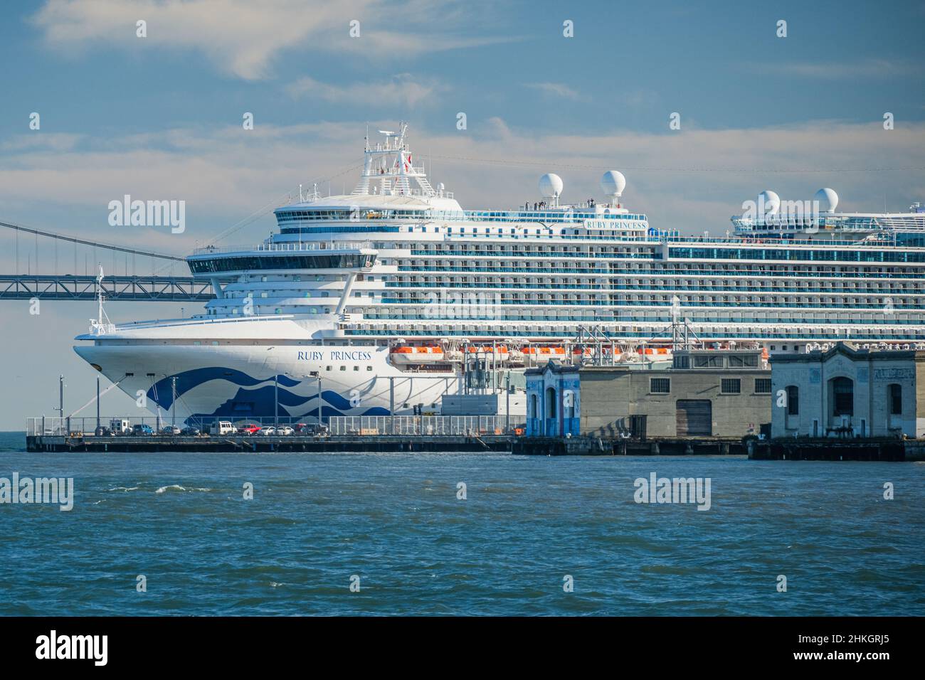 San Francisco, CA USA - November 22, 2021: Princess Cruise line's Ruby ...