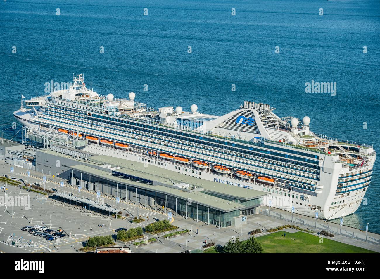 San Francisco, CA USA - November 22, 2021: Princess Cruise line's Ruby ...