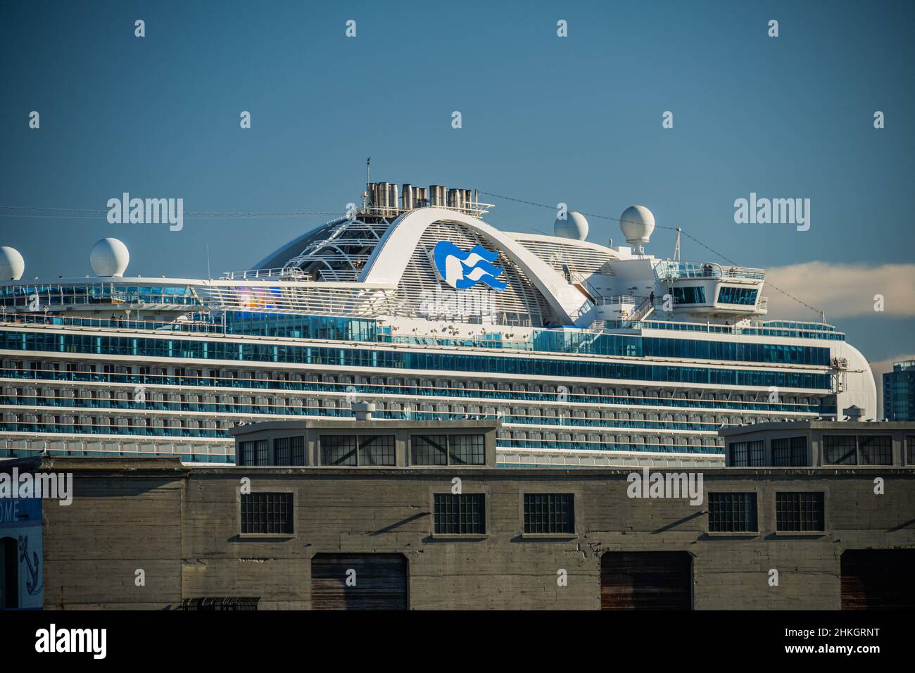 San Francisco, CA USA - November 22, 2021: Princess Cruise line's Ruby ...