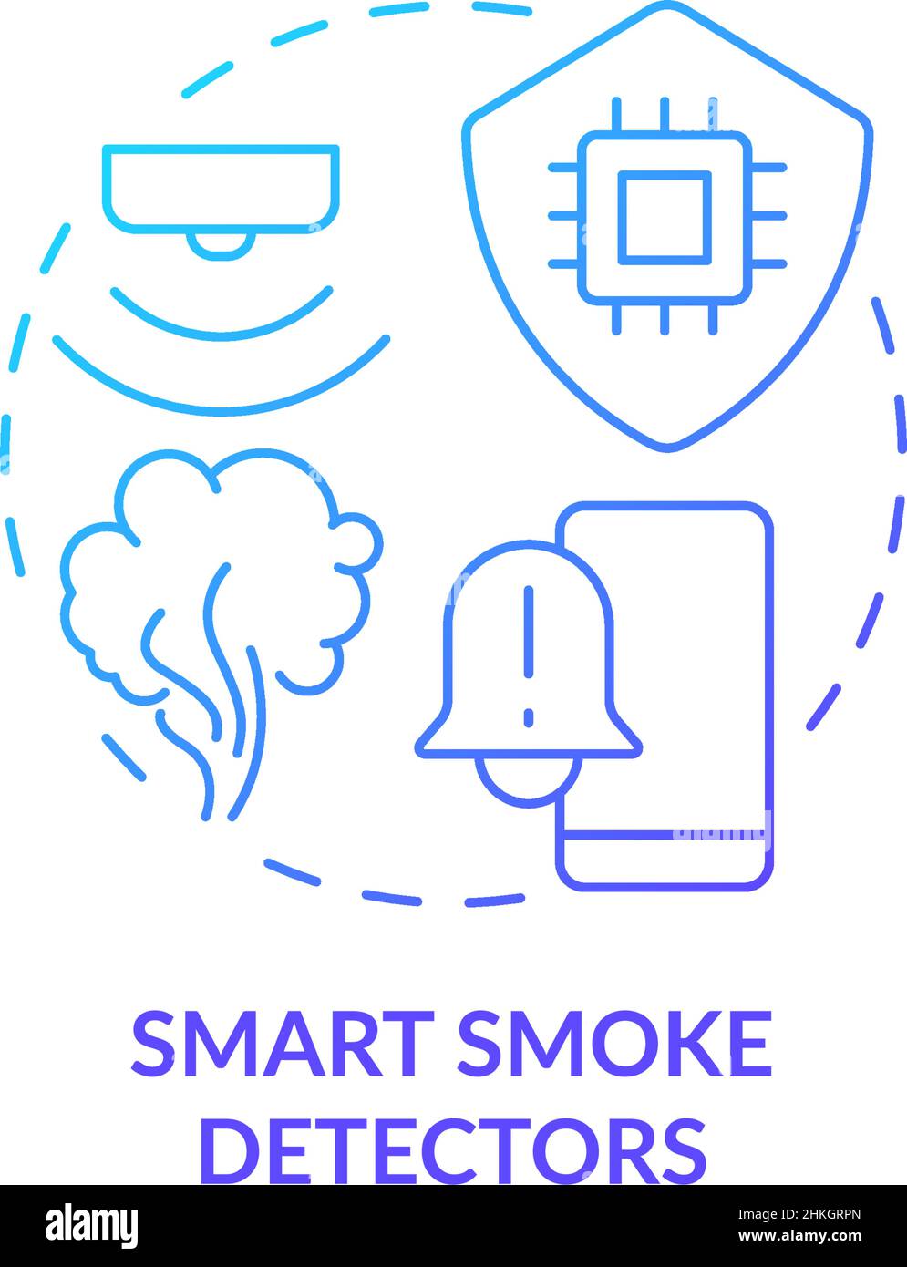 Smoke detectors Stock Vector Images - Alamy