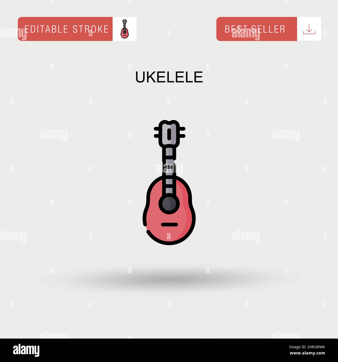 Concert ukelele Stock Vector Images - Alamy