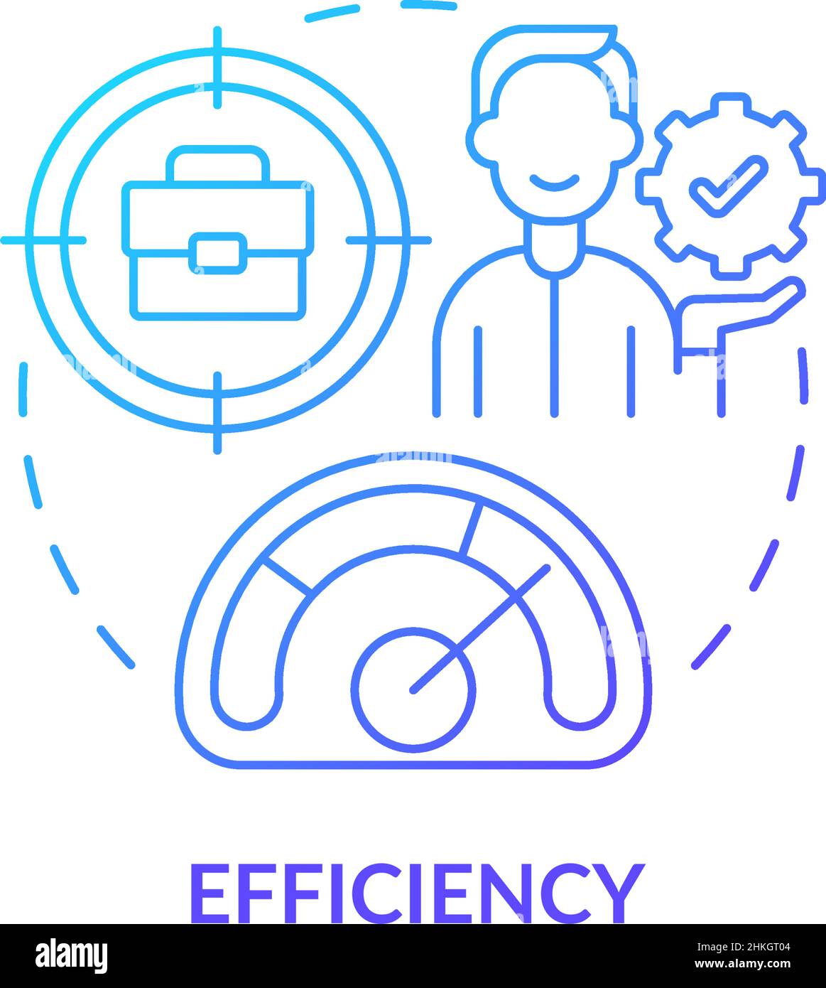Productivity efficiency blue gradient hi-res stock photography and ...