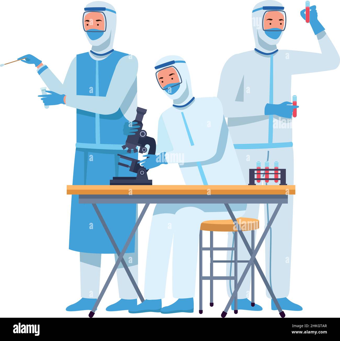 workers in laboratory Stock Vector Image & Art - Alamy
