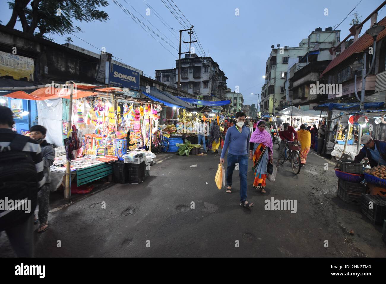 Howrah, West Bengal, India. 4th Feb, 2022. People are procuring the ...