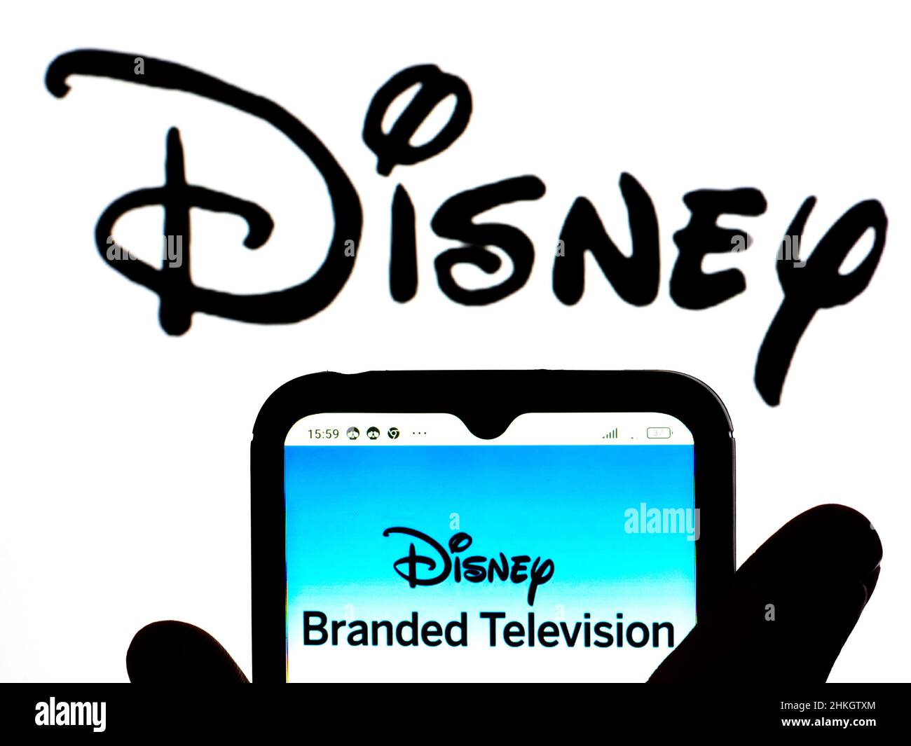 Disney branded television Cut Out Stock Images & Pictures - Alamy