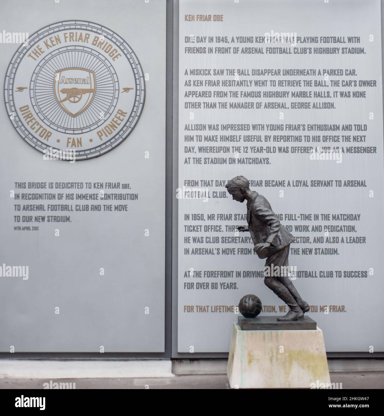 London, UK. 03rd Feb, 2022. London, England, 2022 The Ken Friar Bridge ...