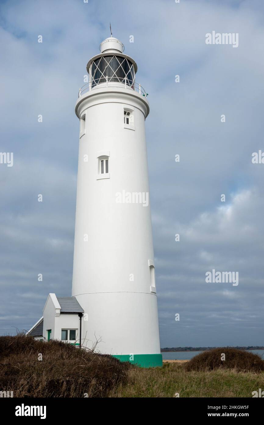 Hurst Point Lighthouse is located at Hurst Point in the English county ...