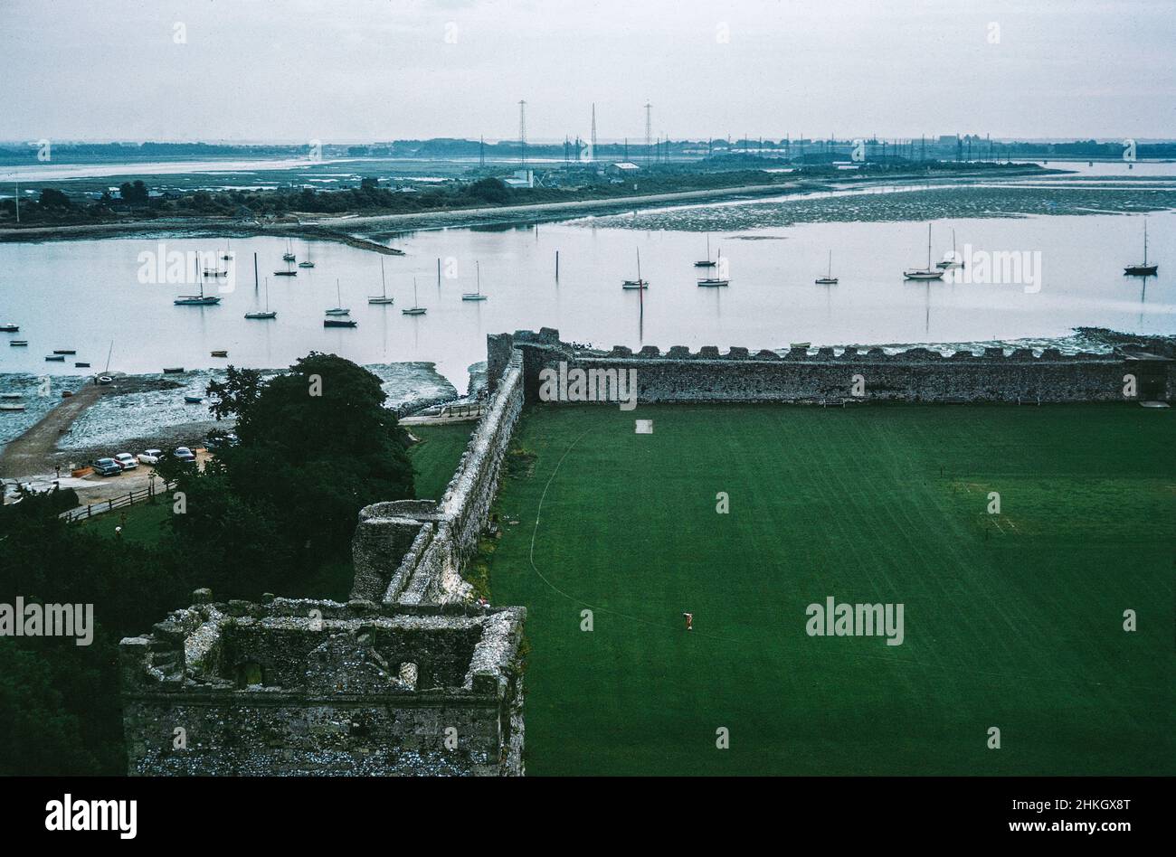 Portchester Castle - best preserved Roman fort located 4 miles, 6 km ...