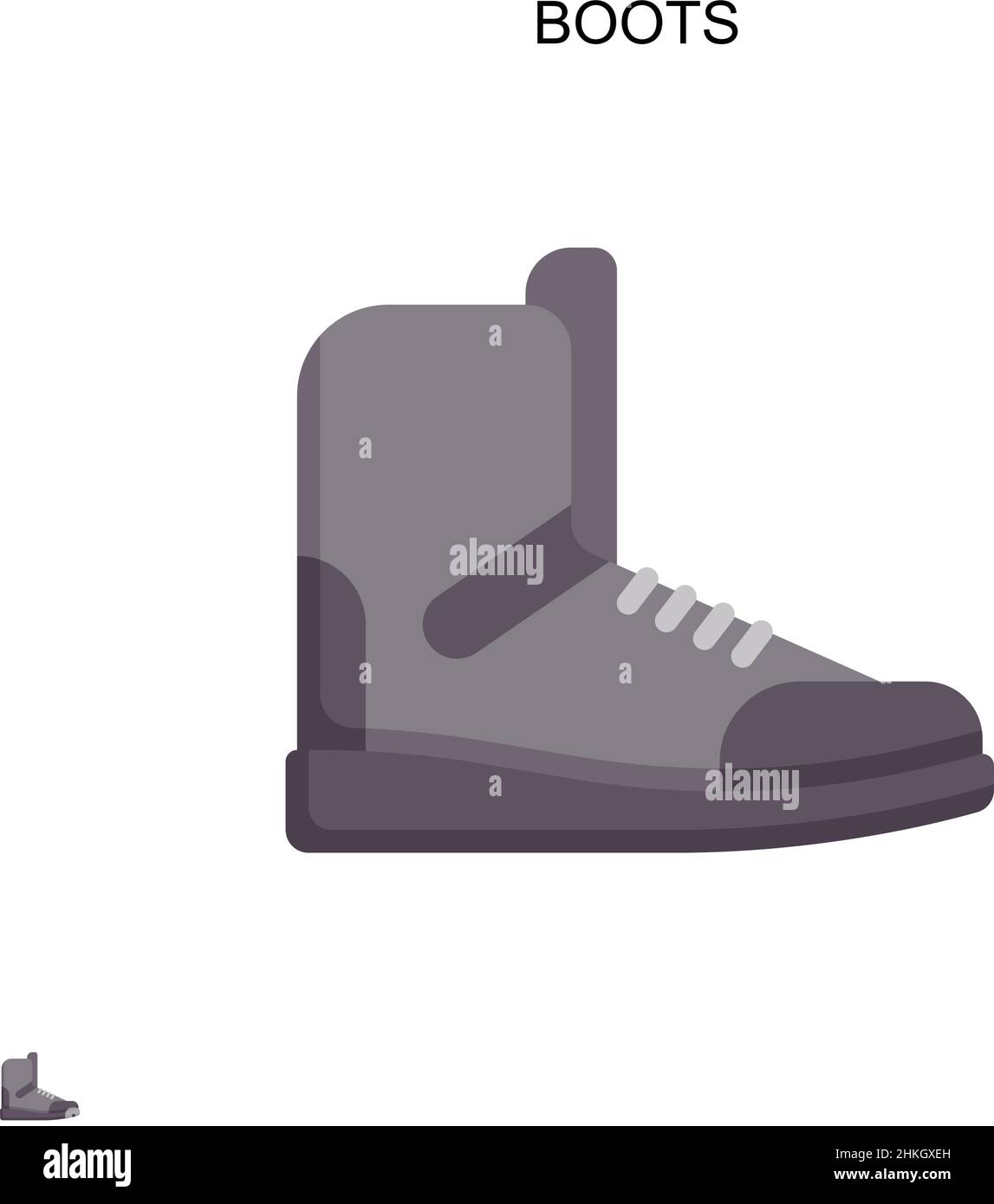 Black male boots Stock Vector Images - Alamy