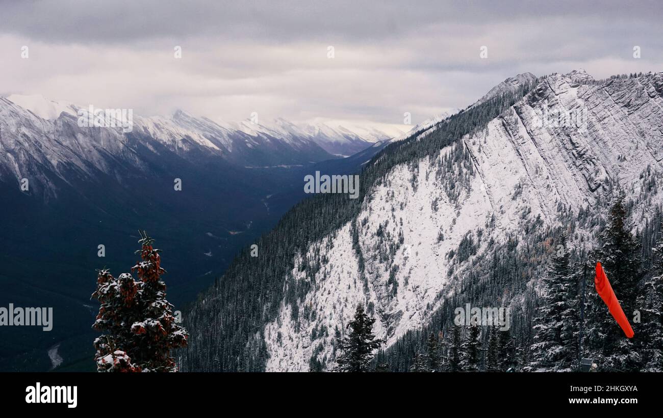 Sulphur Mountain in Banff Alberta Canada Stock Photo - Alamy