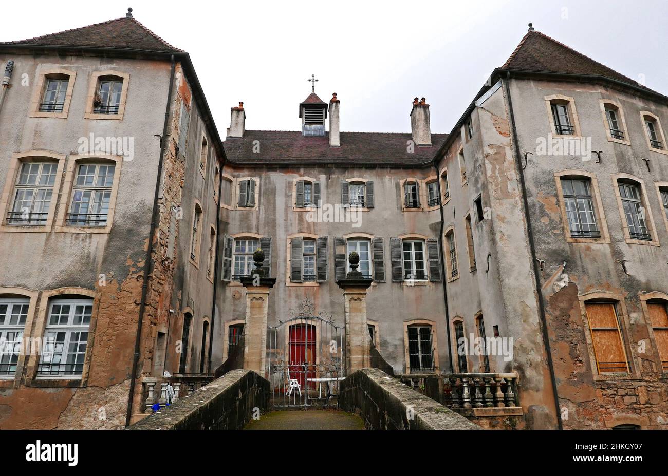 Canal des Tanneurs, Dole, Jura, Bourgogne-Franche-Comte, France, Europe ...