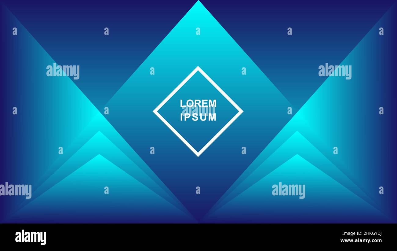 Blue color 3d creative design abstract background Stock Vector Image ...