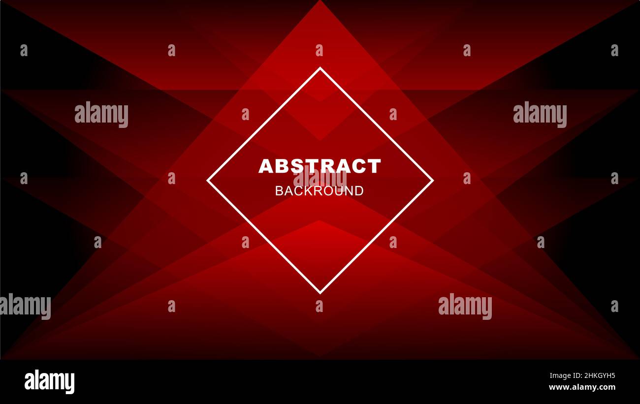 3d triangle abstract background wrapped in red black Stock Vector Image ...