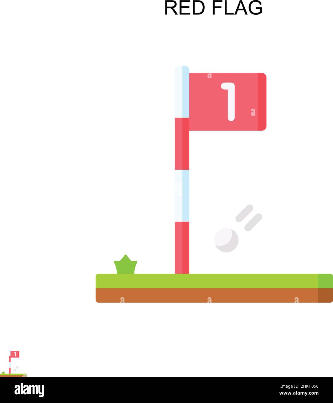 Red flag warning graphic Stock Vector Images - Alamy