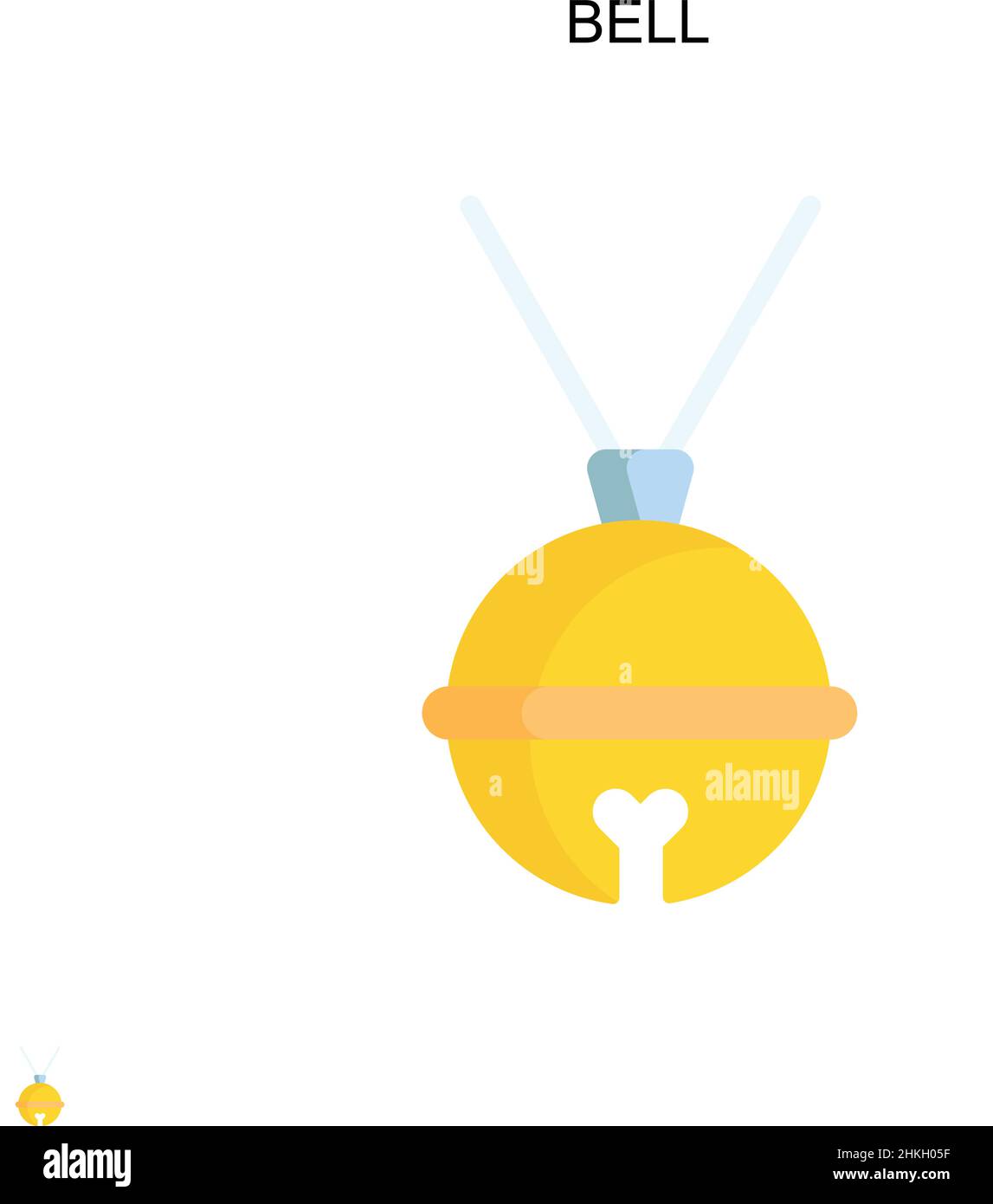 Minimal bell symbol Cut Out Stock Images & Pictures - Alamy