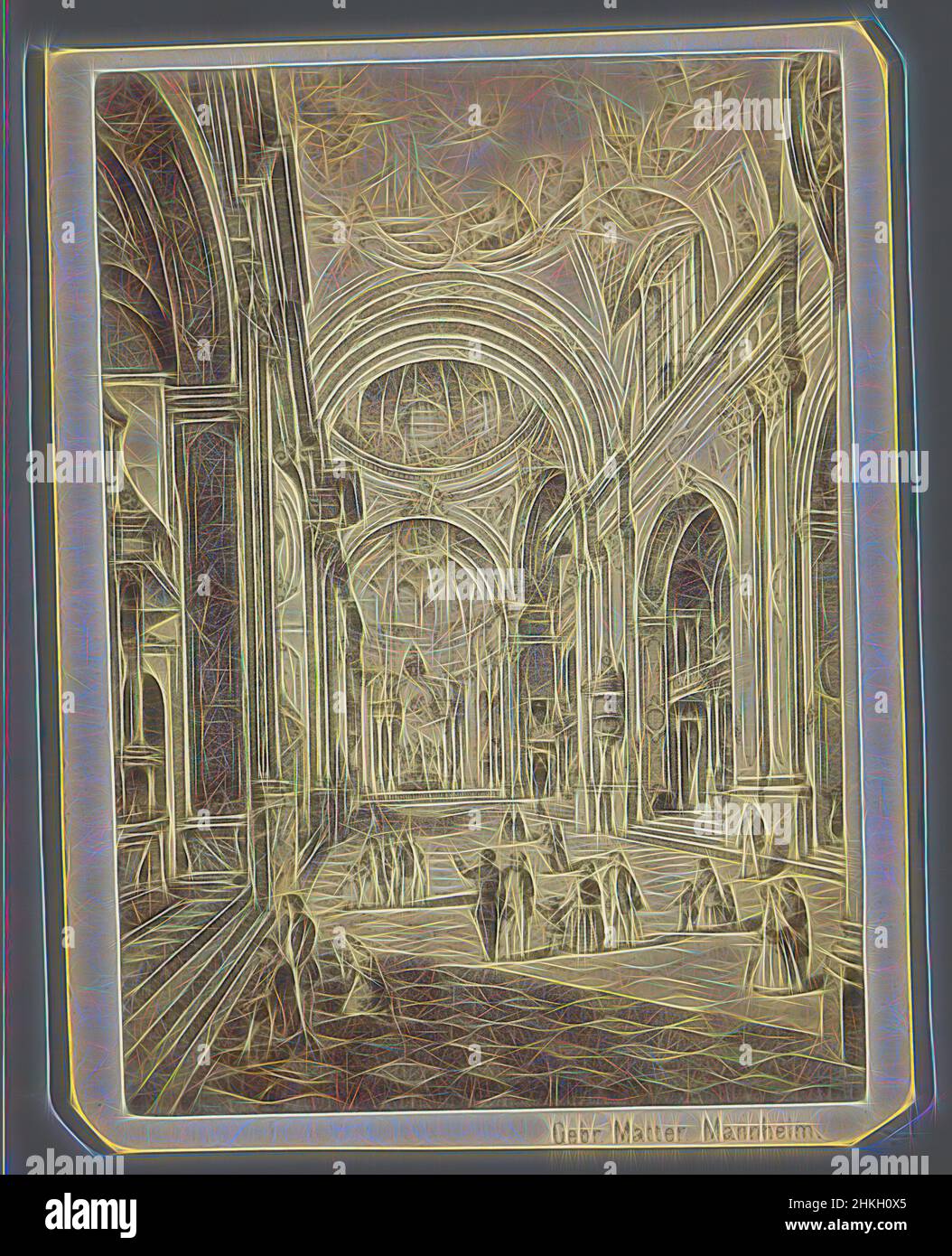Inspired by Photoreproduction of a print of the Jesuit church in ...