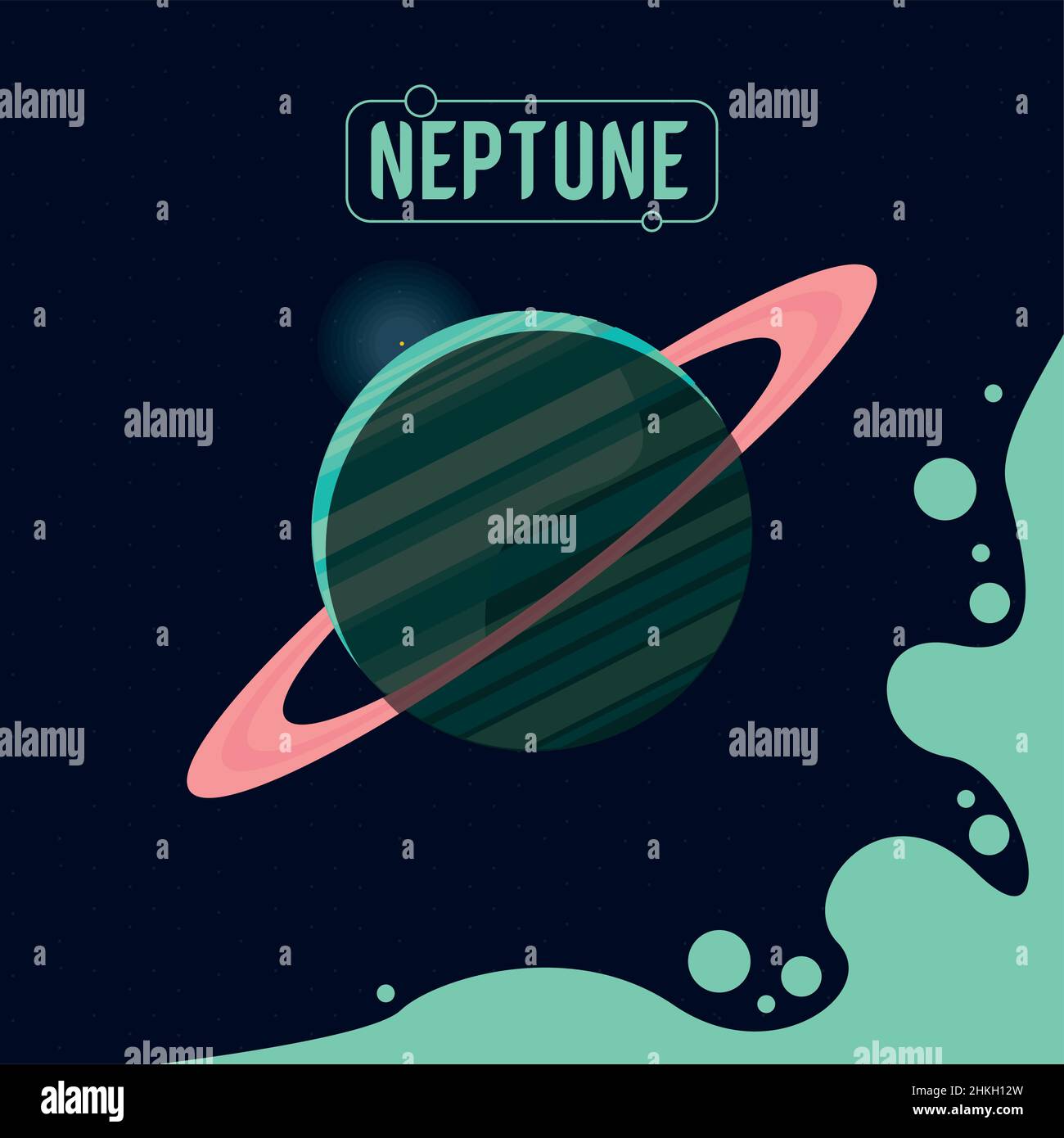 neptune planet and name Stock Vector Image & Art - Alamy