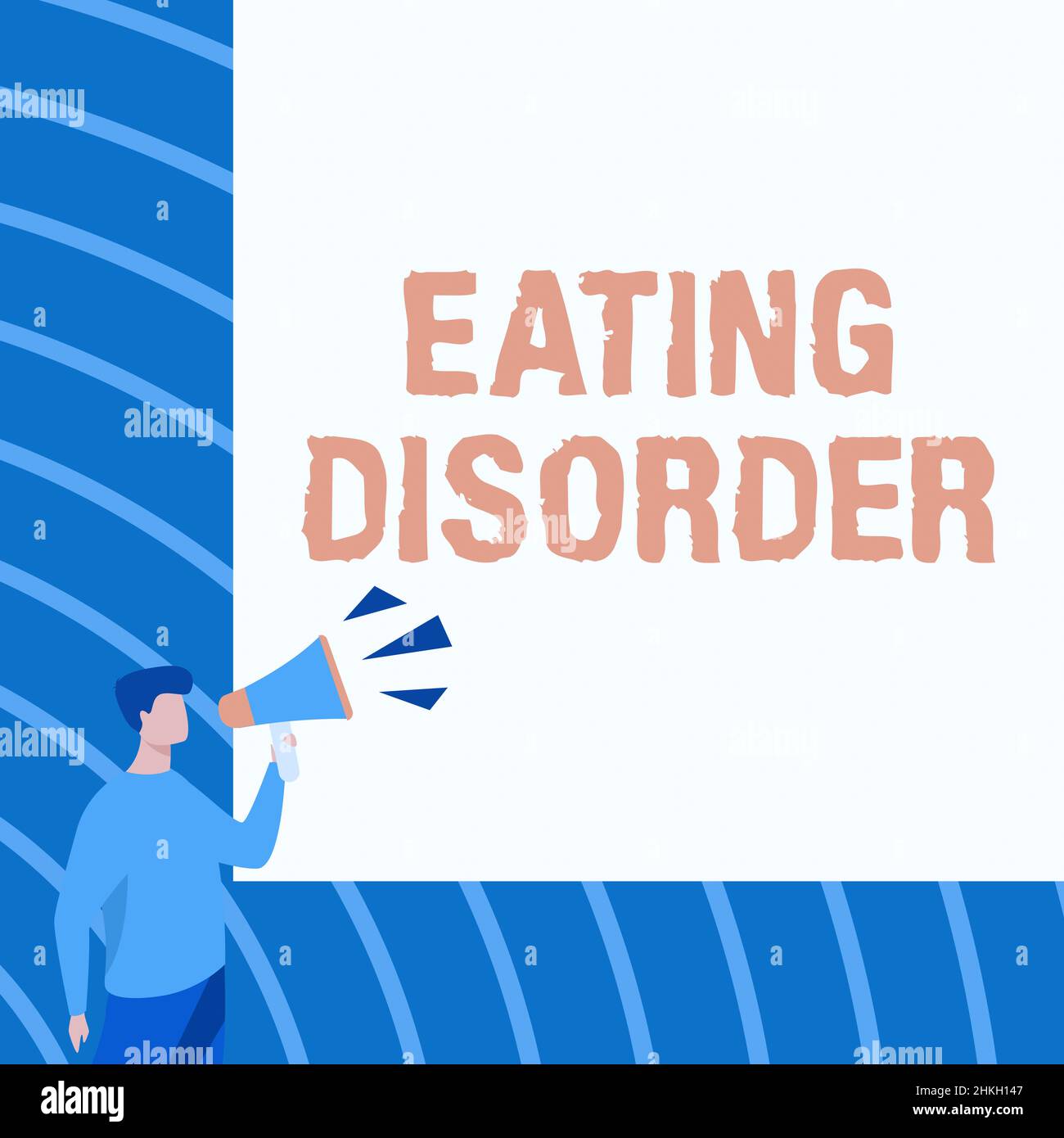 Conceptual display Eating Disorder. Word Written on characterized by ...