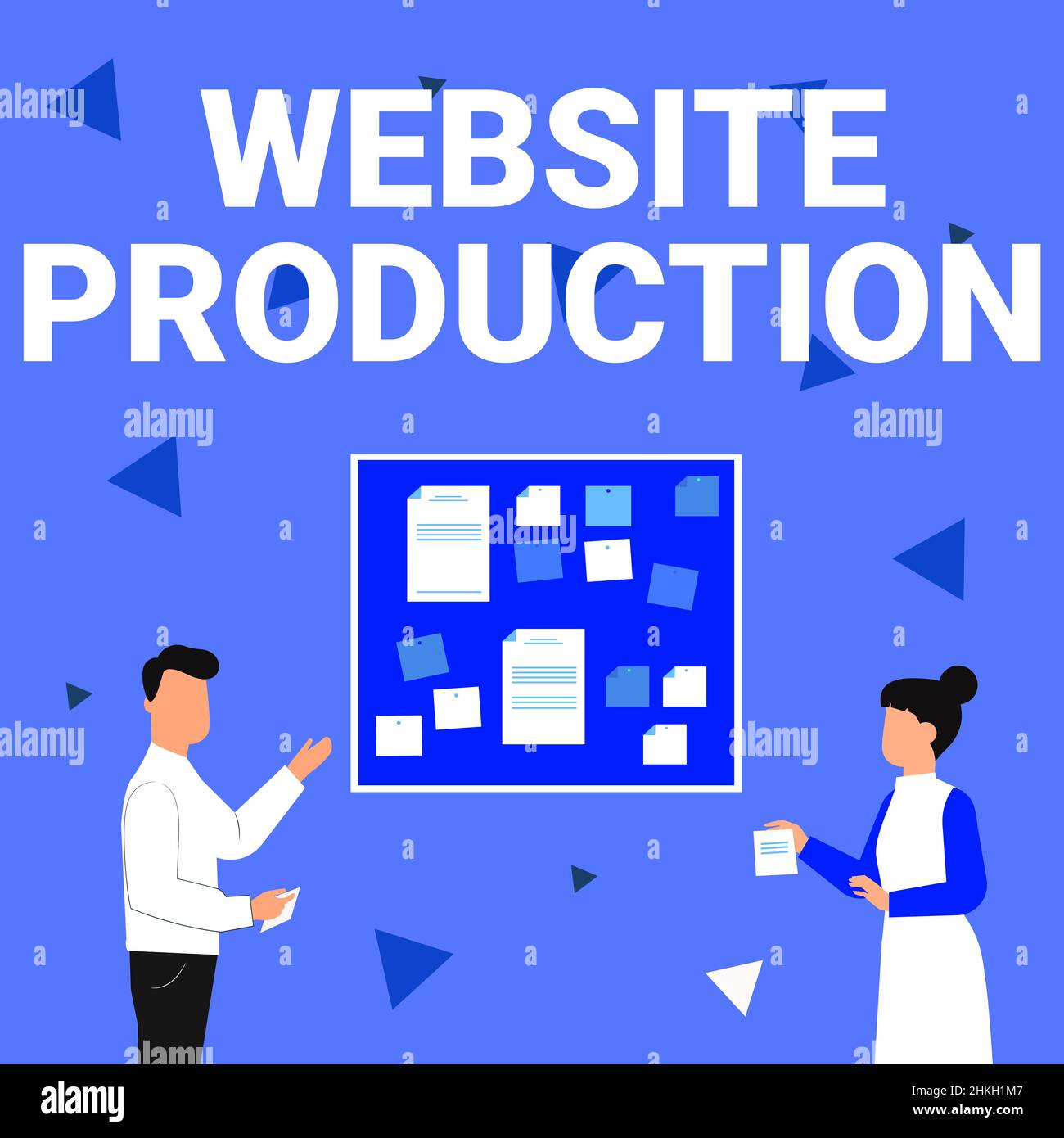 Inspiration showing sign Website Production. Business overview Website ...