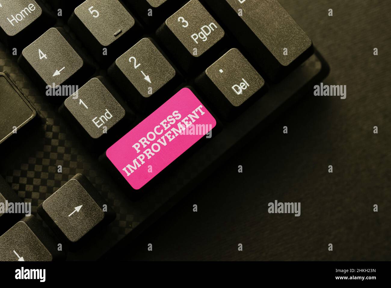 Text sign showing Process Improvement. Business idea Optimization Meet ...