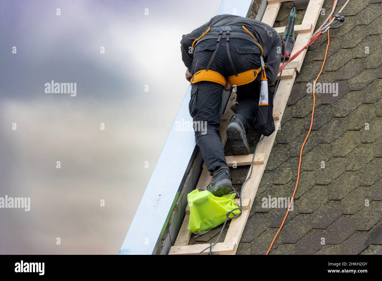 Gable ladder hi-res stock photography and images - Alamy