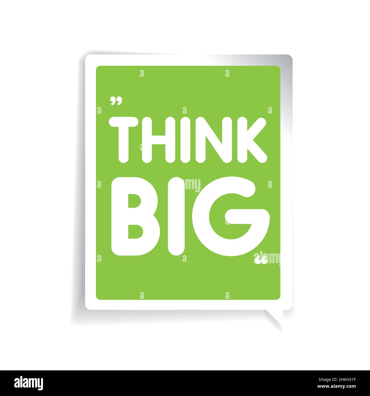 Think bigger Stock Vector Images - Alamy