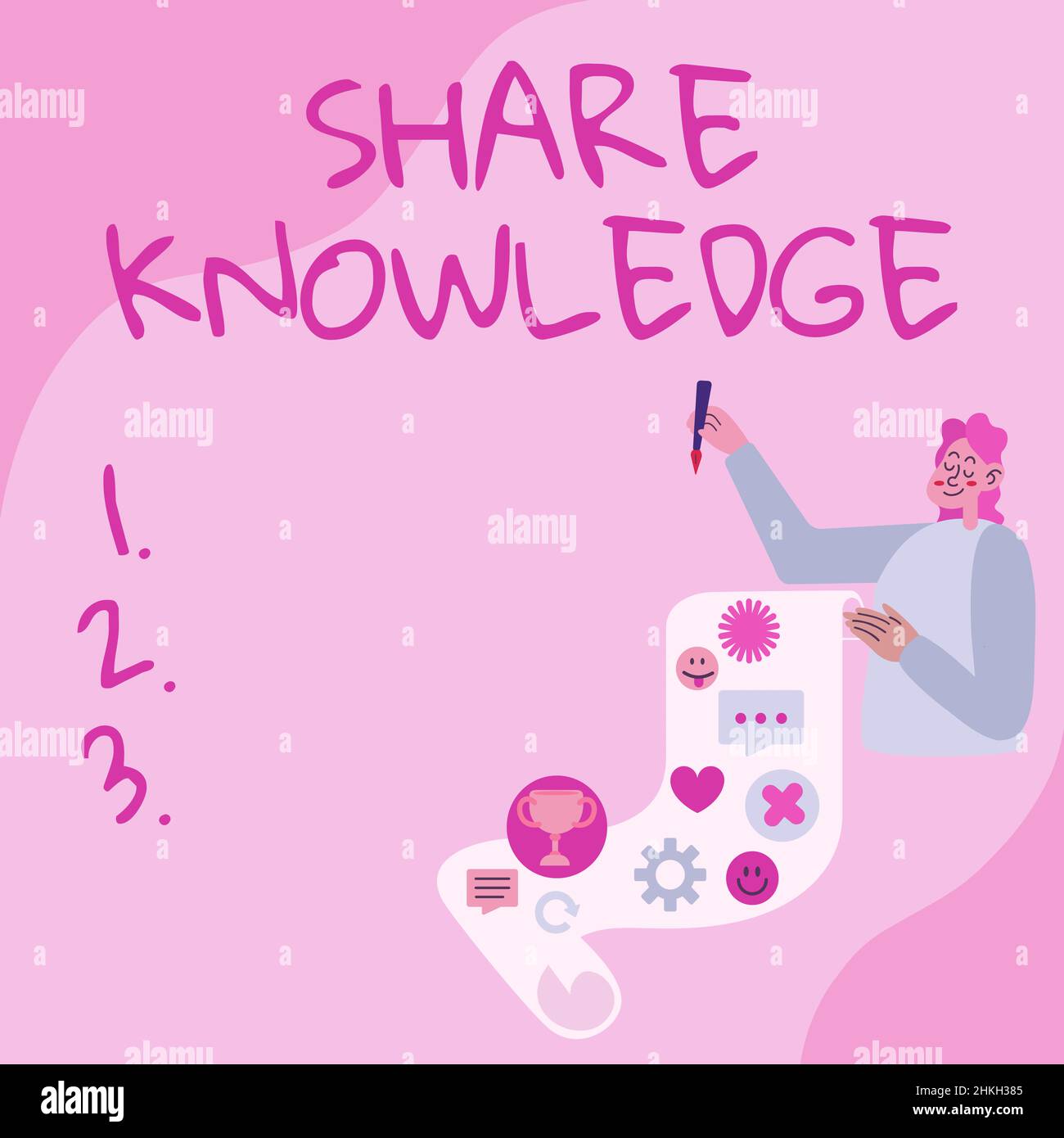 Sign displaying Share Knowledge. Business approach teaching others what ...