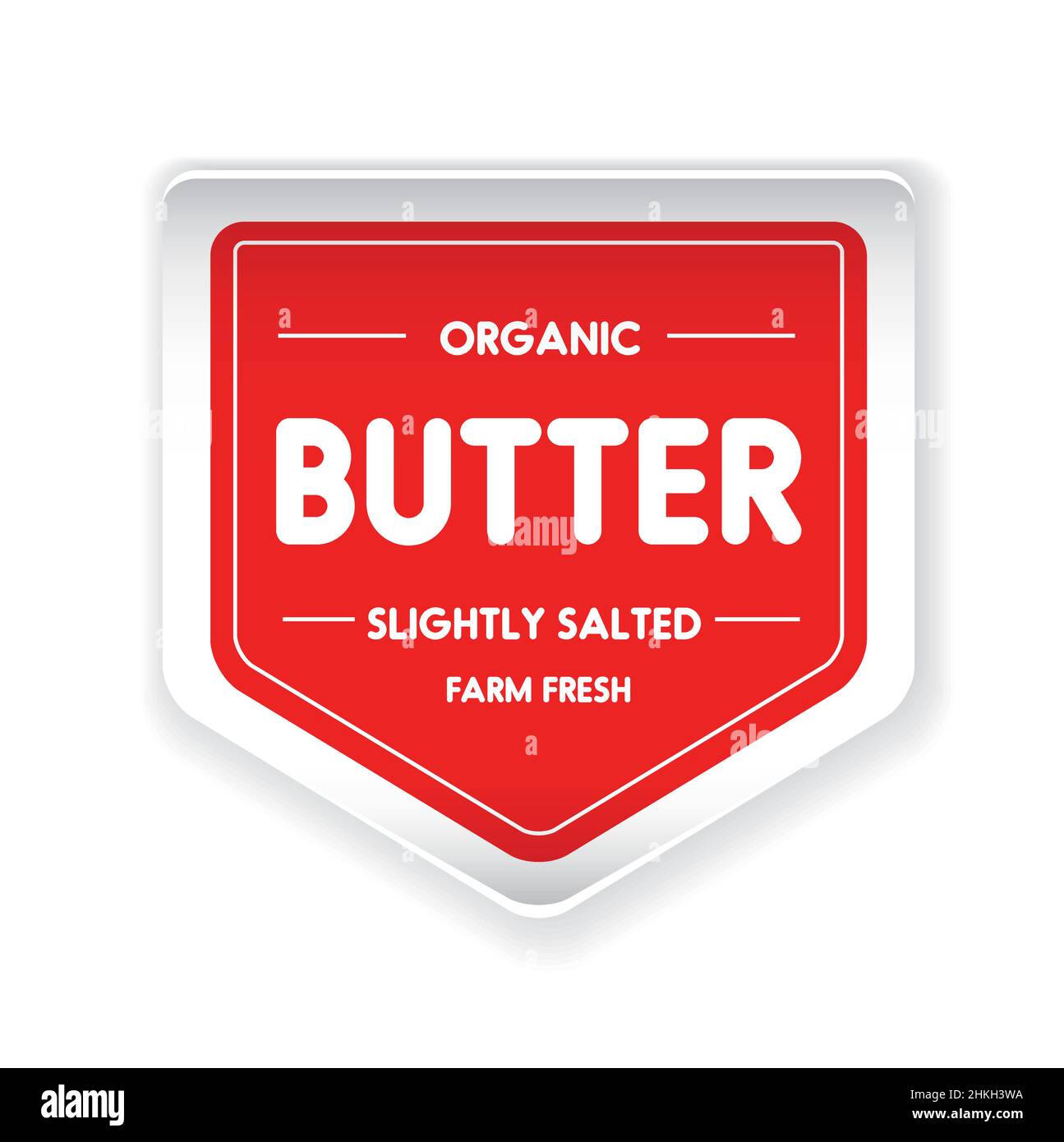 Butter label vector Stock Vector Image & Art - Alamy
