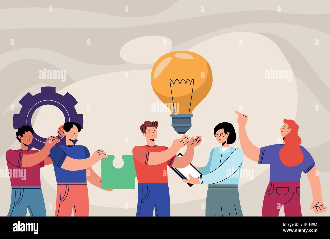 creative innovation people Stock Vector Image & Art - Alamy