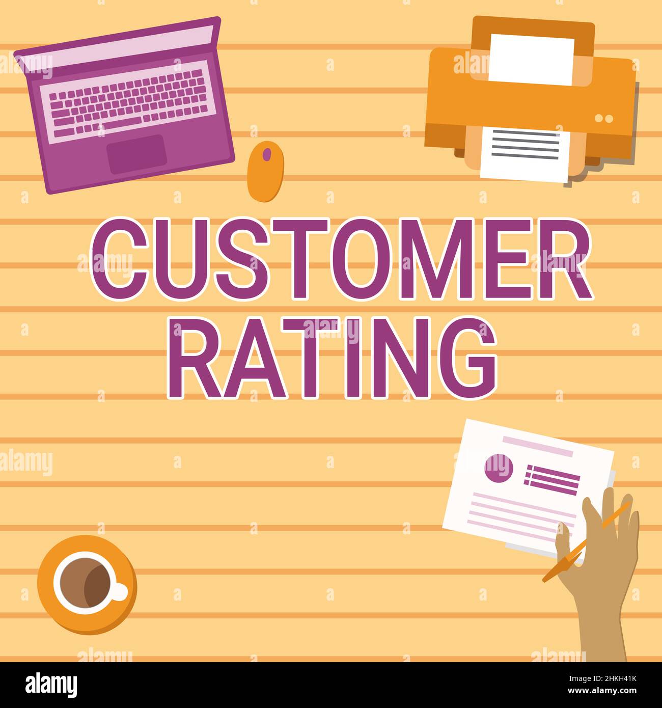 Handwriting text Customer Rating. Conceptual photo Each point of the ...