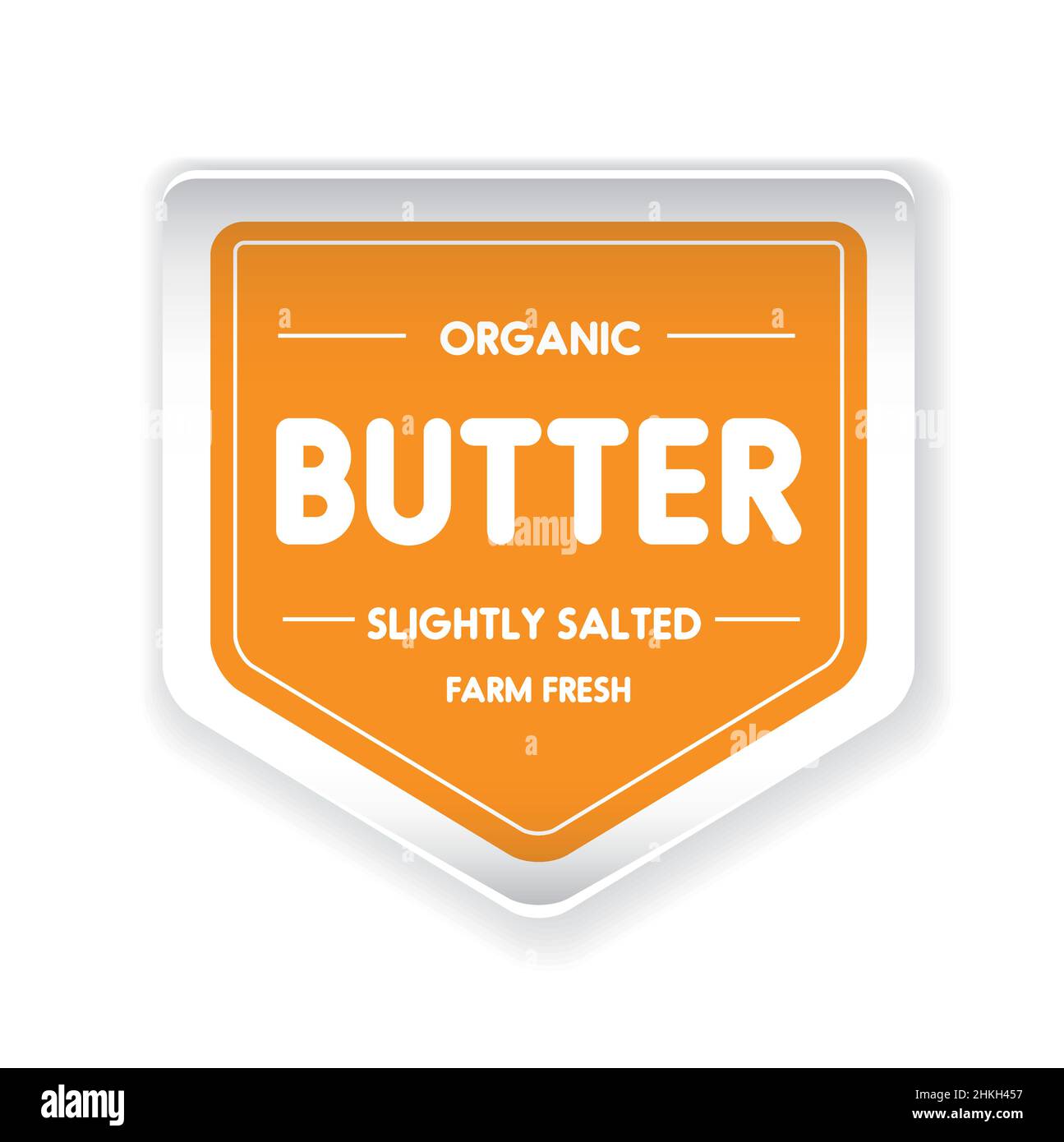 Butter label vector Stock Vector Image & Art - Alamy